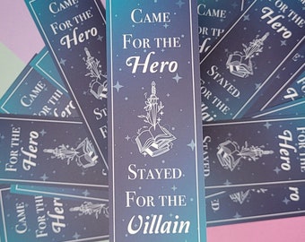 Villain Bookmark - Etsy UK