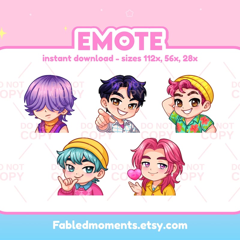 Saja Boys Color Art - Etsy