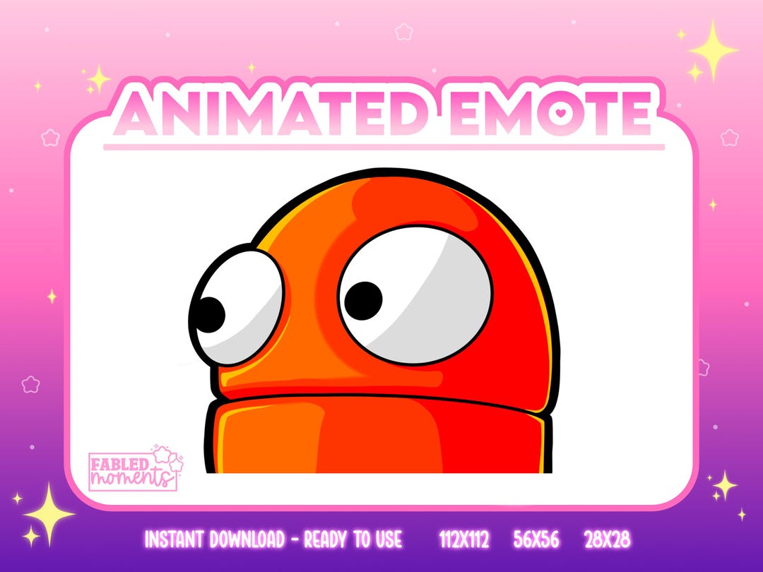 Orange R.E.P.O Stare Emote / Animated / Twitch / Discord - Etsy