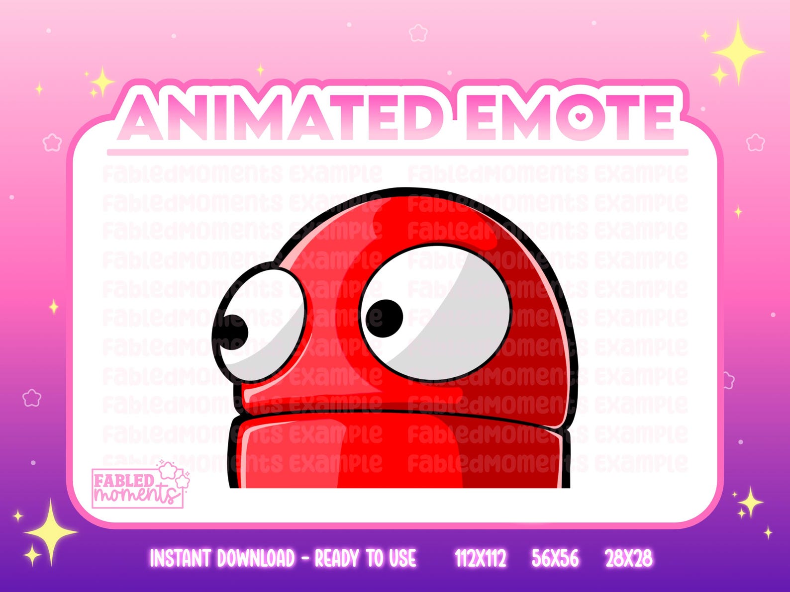 Red R.E.P.O Stare Emote / Animated / Twitch / Discord - Etsy