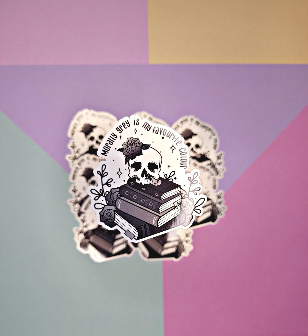 Morally Grey is My Favourite Colour Vinyl Sticker - Etsy