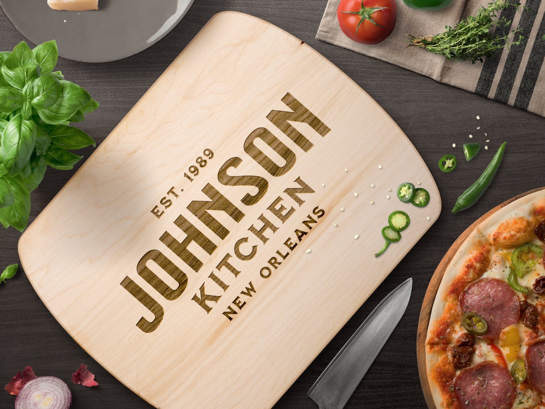 Personalized Wooden Cutting Board Cutting Board for Wedding - Etsy