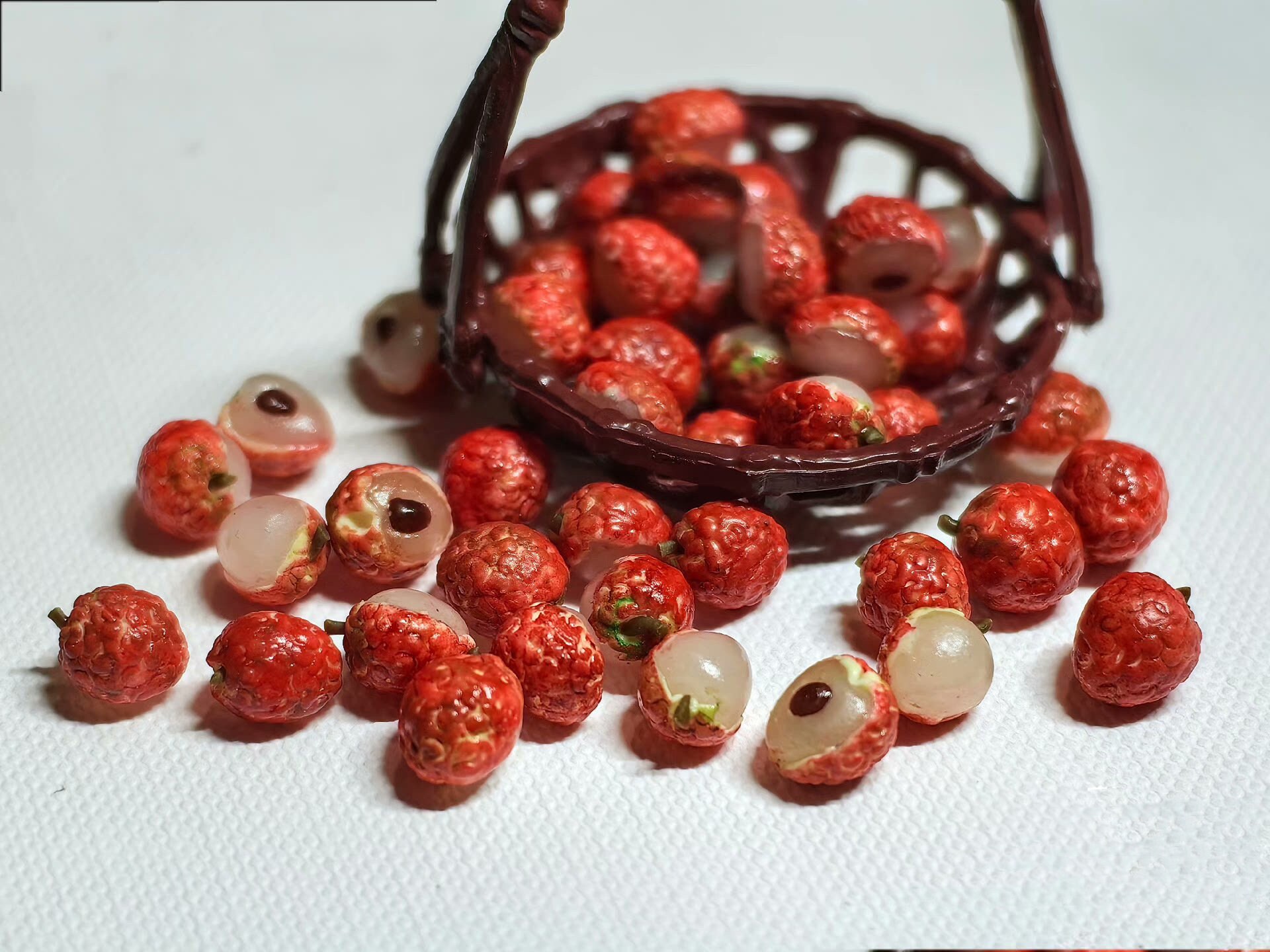 Miniature Lychee , Dollhouse Food, Mini Food, Doll Food, Miniature ...