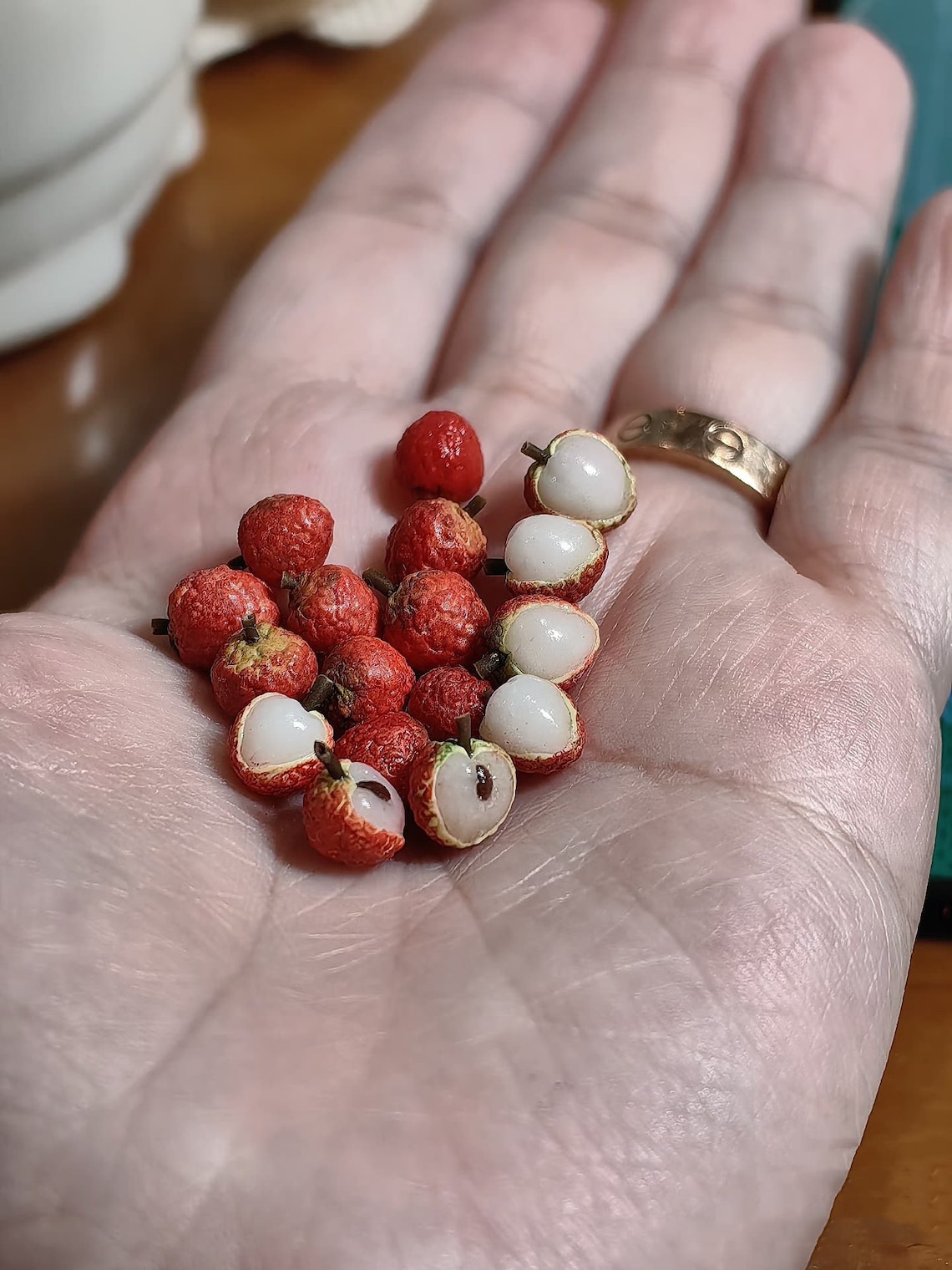 Miniature Lychee , Dollhouse Food, Mini Food, Doll Food, Miniature ...