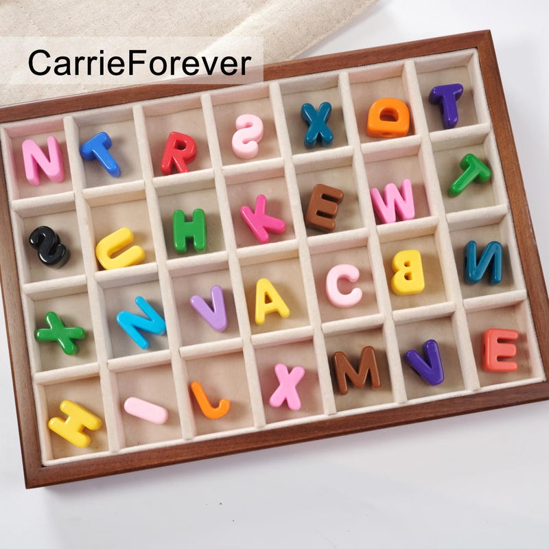 Alphabet Beads - Etsy