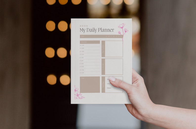 My Daily Planner Printable, Digital Daily Planner, Create and ...
