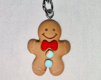Gingerbread Man Pendant Necklace Gingerbread Jewelry - Etsy