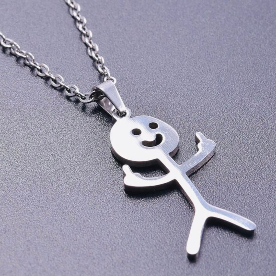 Funny Middle Finger Humorous Cartoon Character - Etsy UK