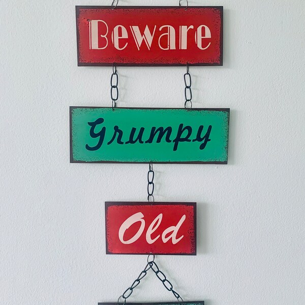 Grumpy Old Man - Etsy