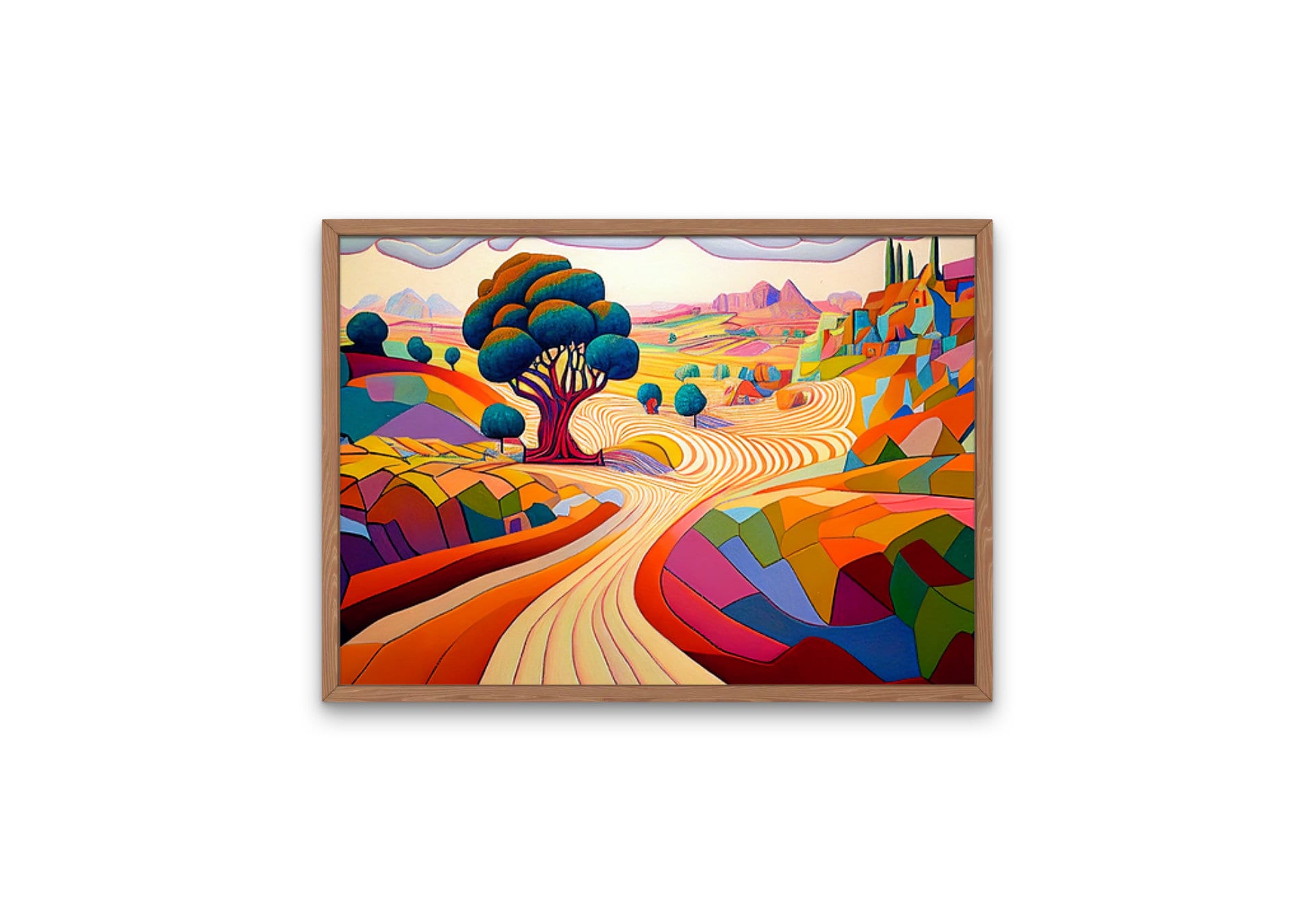 Pop Art Landscape Paintings