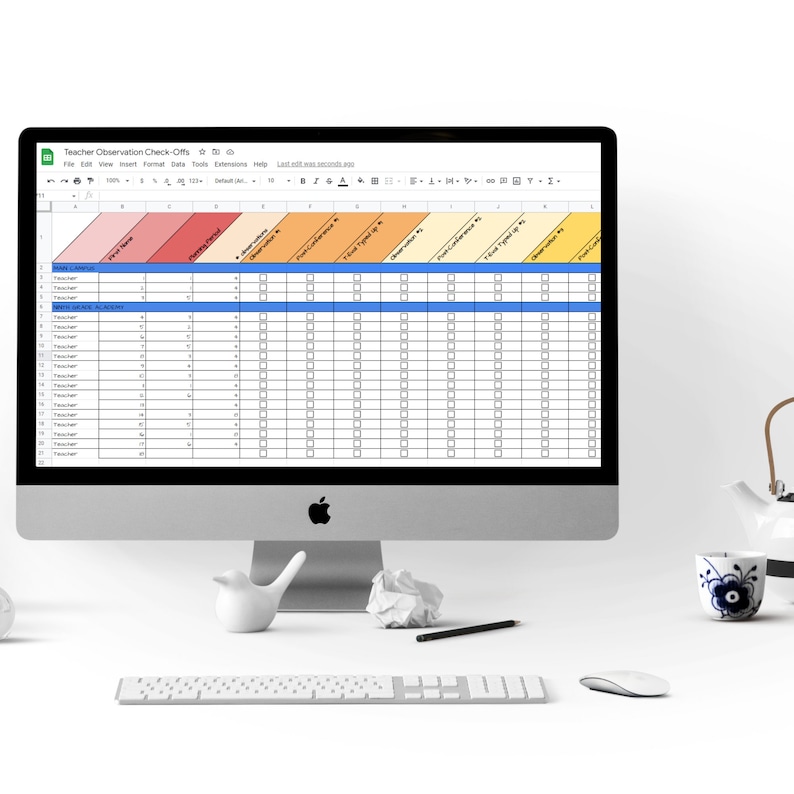 Teacher Observation Check-offs for Principals - Etsy