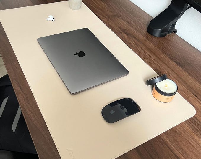The Cork Desk Mat, Large Cork Desk Pad, Desk Mat, Waterproof Material ...
