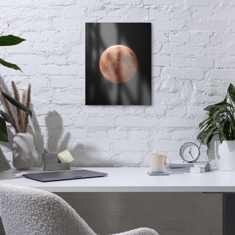 Blood Moon Eclipse – Stunning Lunar Eclipse Metal Print - Etsy