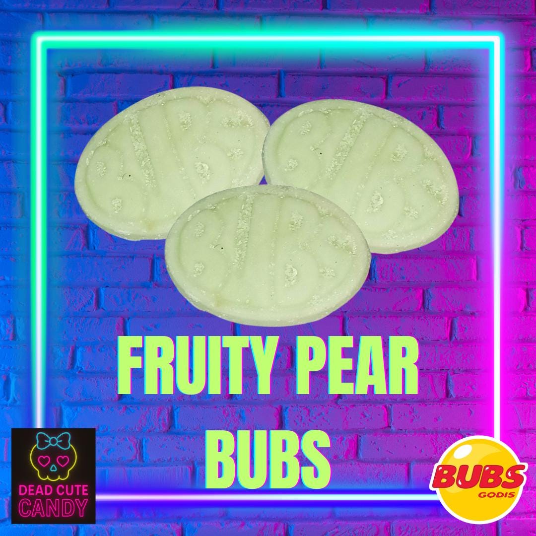Fruity Pear Sour BUBS Swedish Candy (free Shipping) - Etsy