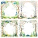 Watercolor Birch Tree Border Frames Clipart Birch Tree Borders ...