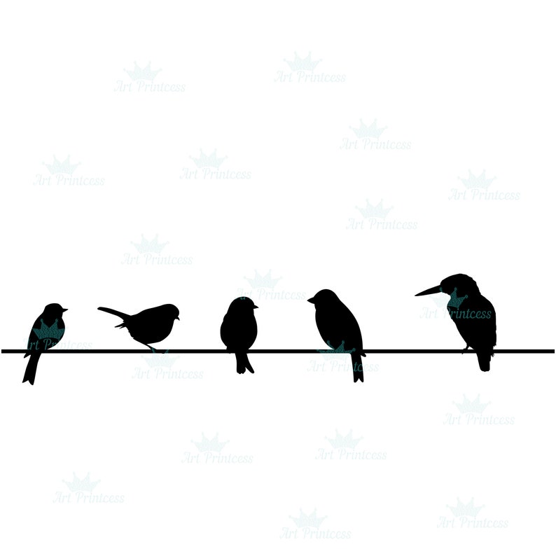 Trendy Cats on Washing Line Silhouette Clipart PNG SVG Bundle Funny Cat ...