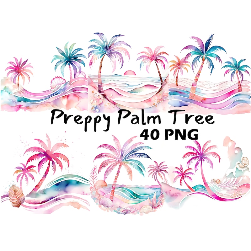 Preppy Clipart - Etsy