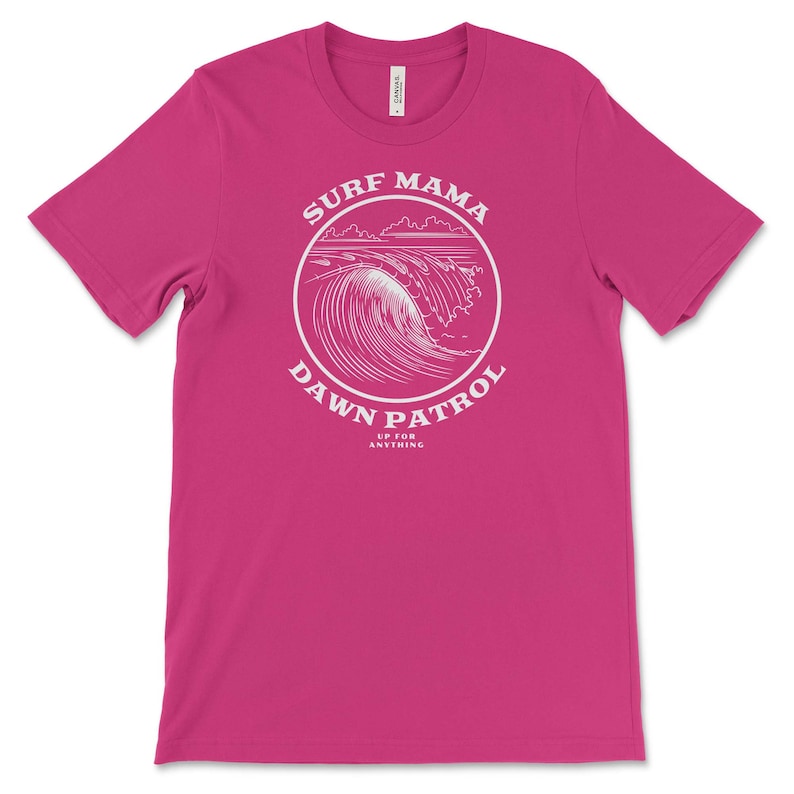 Surf Mama Wave T-shirt Surf Mom Ocean Shirt Surfing Mom Wave - Etsy