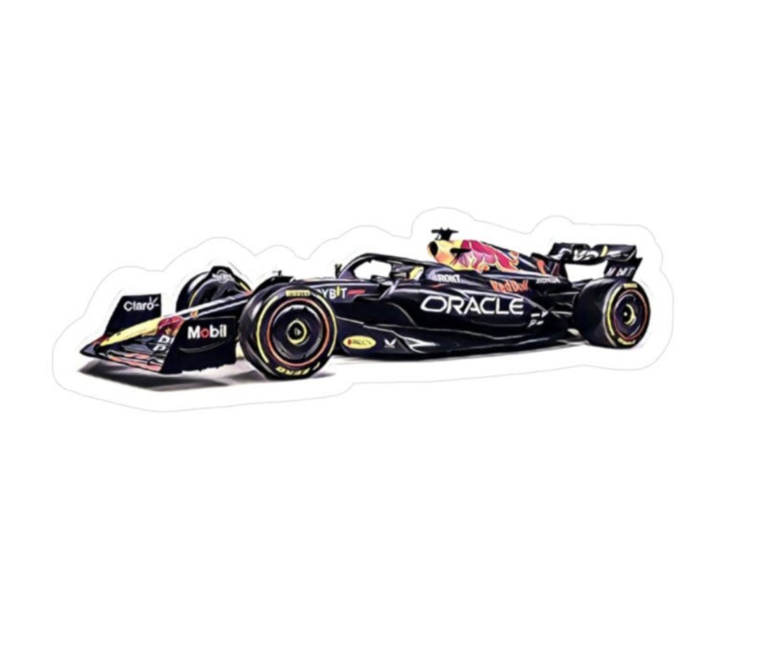 RB19 Redbull Racing Formula 1 Car Sticker Art Kiss-cut Vinyl Decals ...