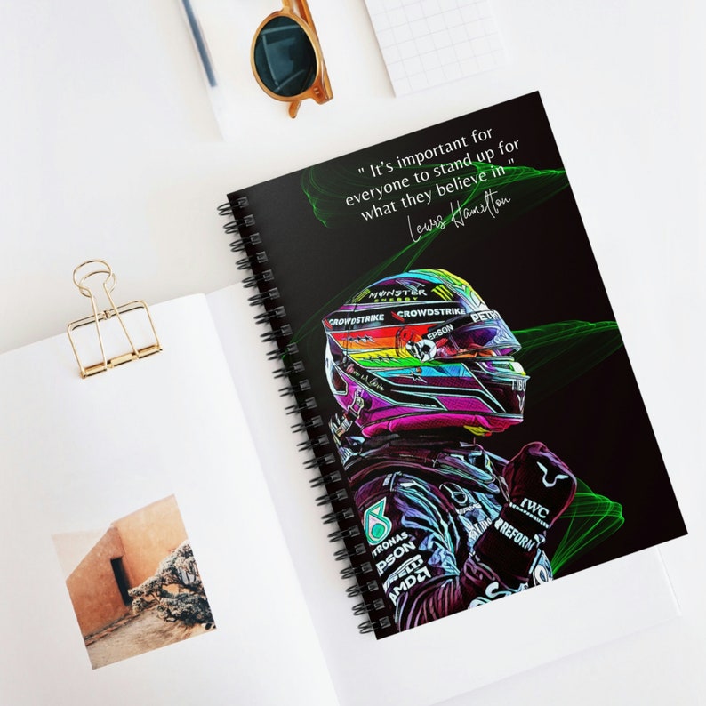 Lewis Hamilton Inspirational Quotes Journal Mercedes Formula 1 F1 Ships ...