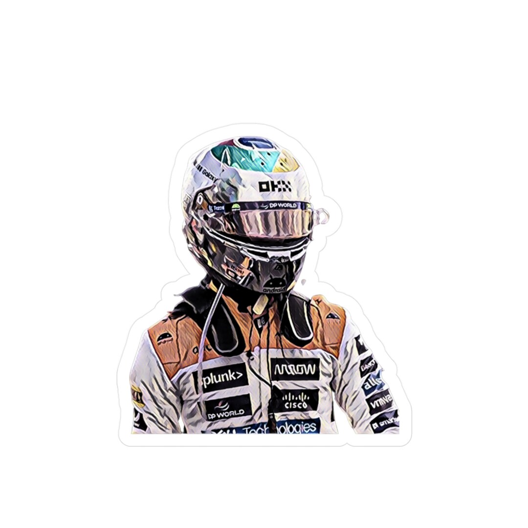 Lando Norris Mclaren Silverstone Podium Win Formula 1 Sticker F1 Gift ...