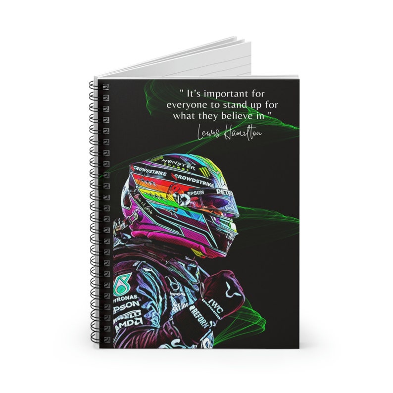 Lewis Hamilton Inspirational Quotes Journal Mercedes Formula 1 F1 Ships ...