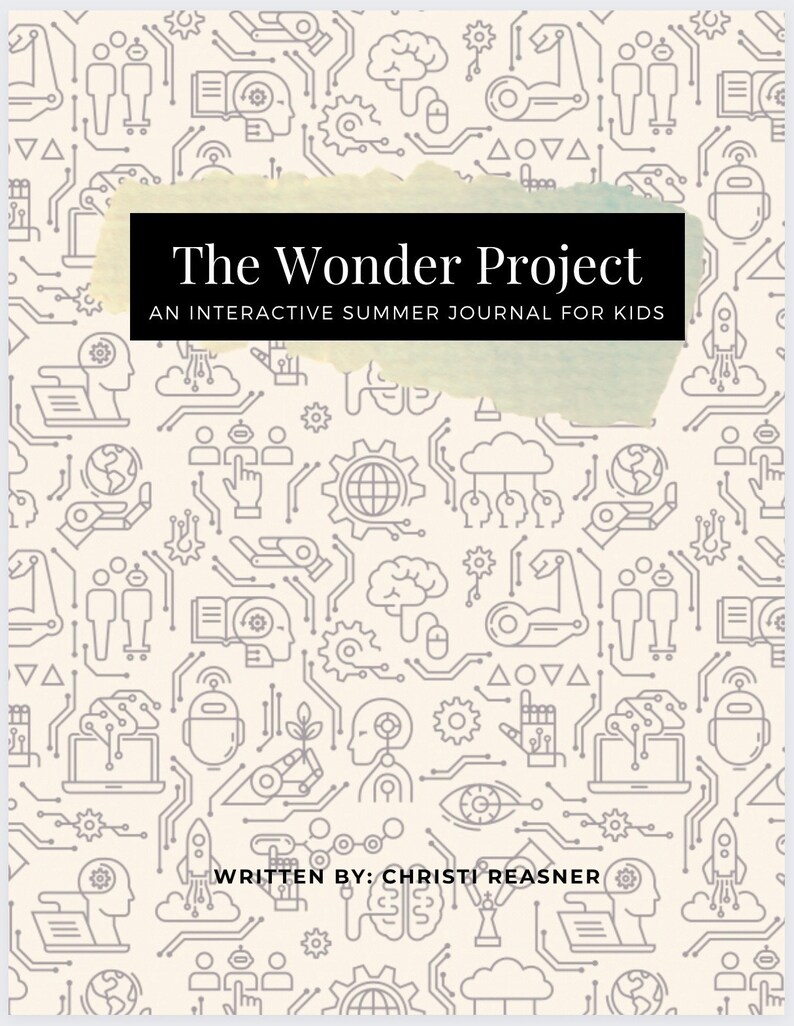 The Wonder Project, an Interactive Summer Journal for Kids - Etsy