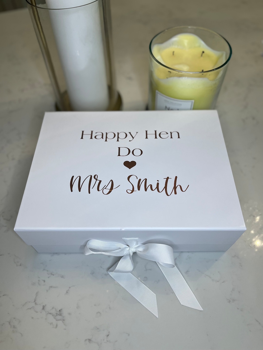 Luxury Happy Hen Do Gift Box Personalise Gift Box for Special Occassion ...