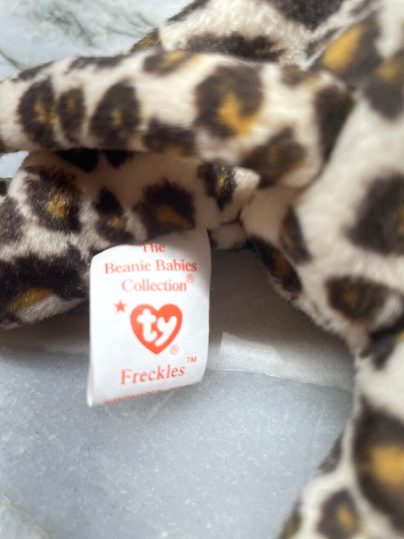 Leopard Beanie Baby Freckles 1996 Rare Errors - Etsy