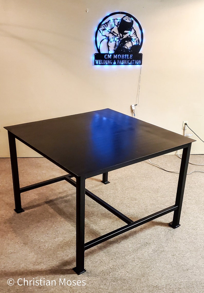 All Steel Industrial Work Table - Etsy