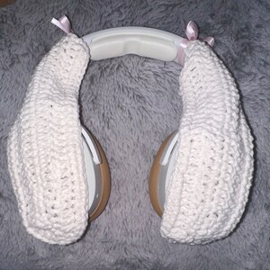 Crochet Bunny Ears Headphone Accessory - Etsy