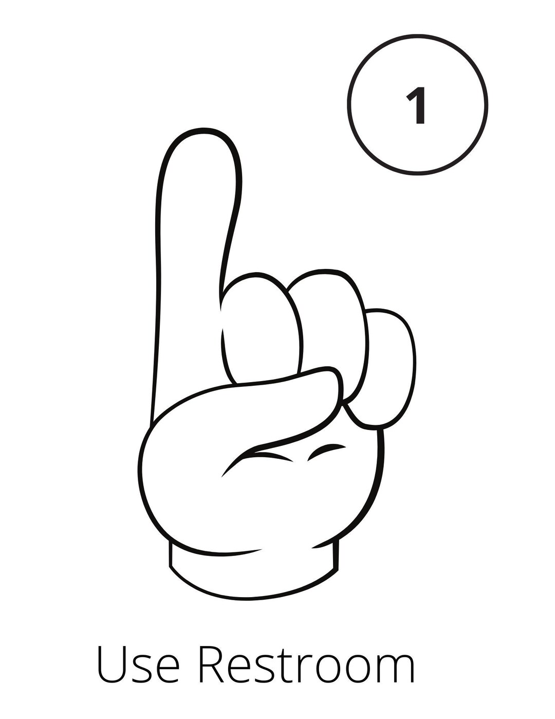 Hand Signals Classroom Management - Etsy