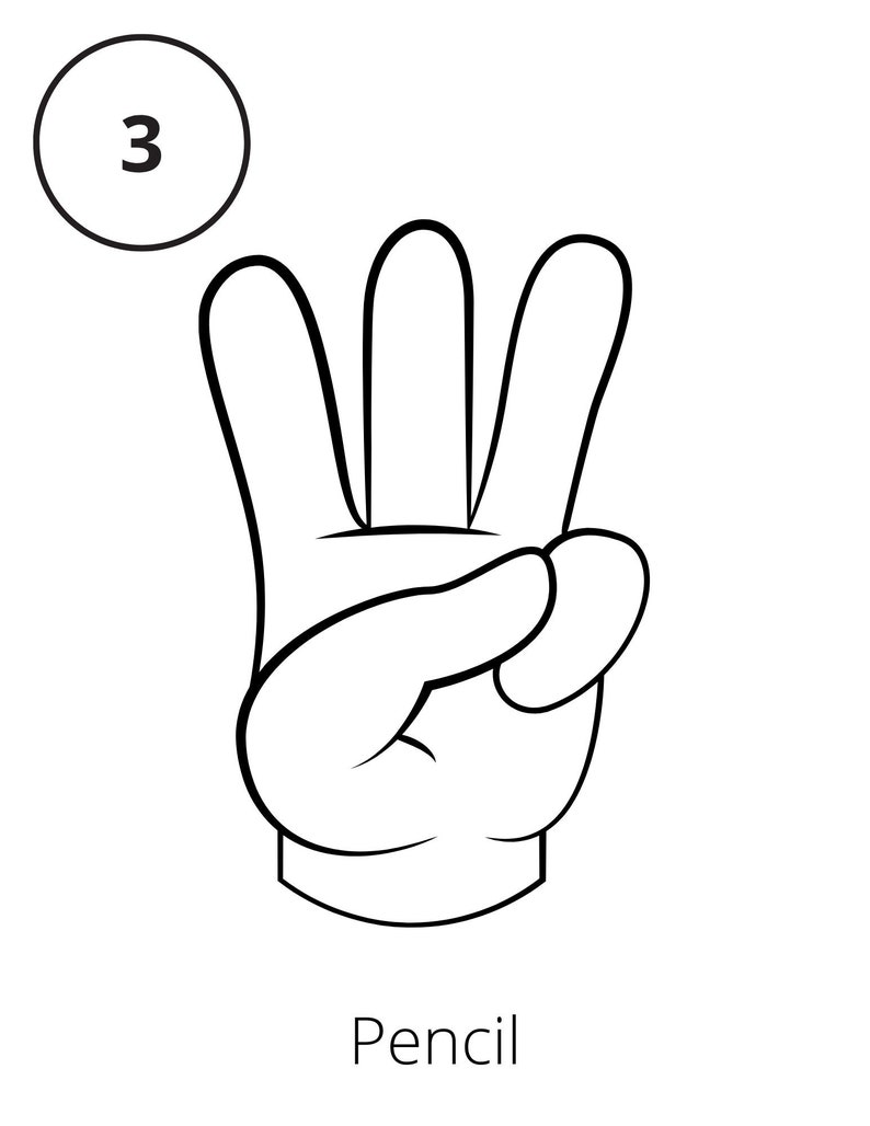 Hand Signals Classroom Management - Etsy