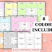 Nursing Concept Map, Nursing Study Template, Nursing Student, 8 Color ...