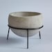 Concrete Sphere on Steel Stand – Modern Indoor Planter - Etsy