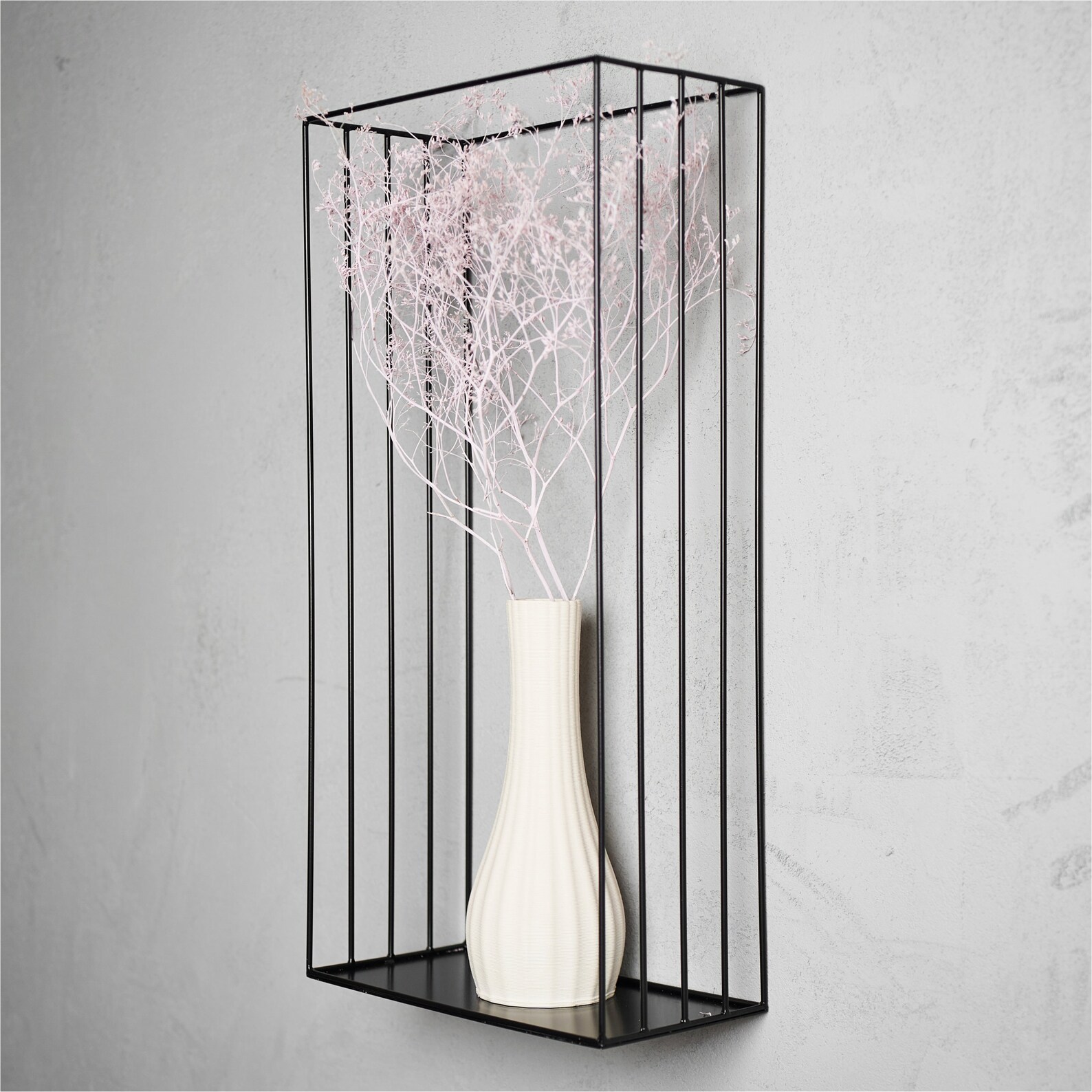 Industrial Loft Black Metal Shelves - Etsy