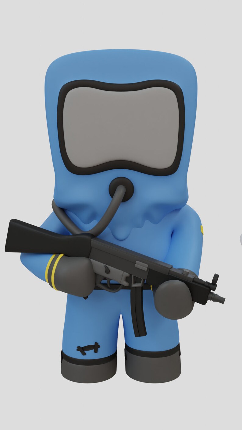 Rust 3D Desk Characters - Etsy