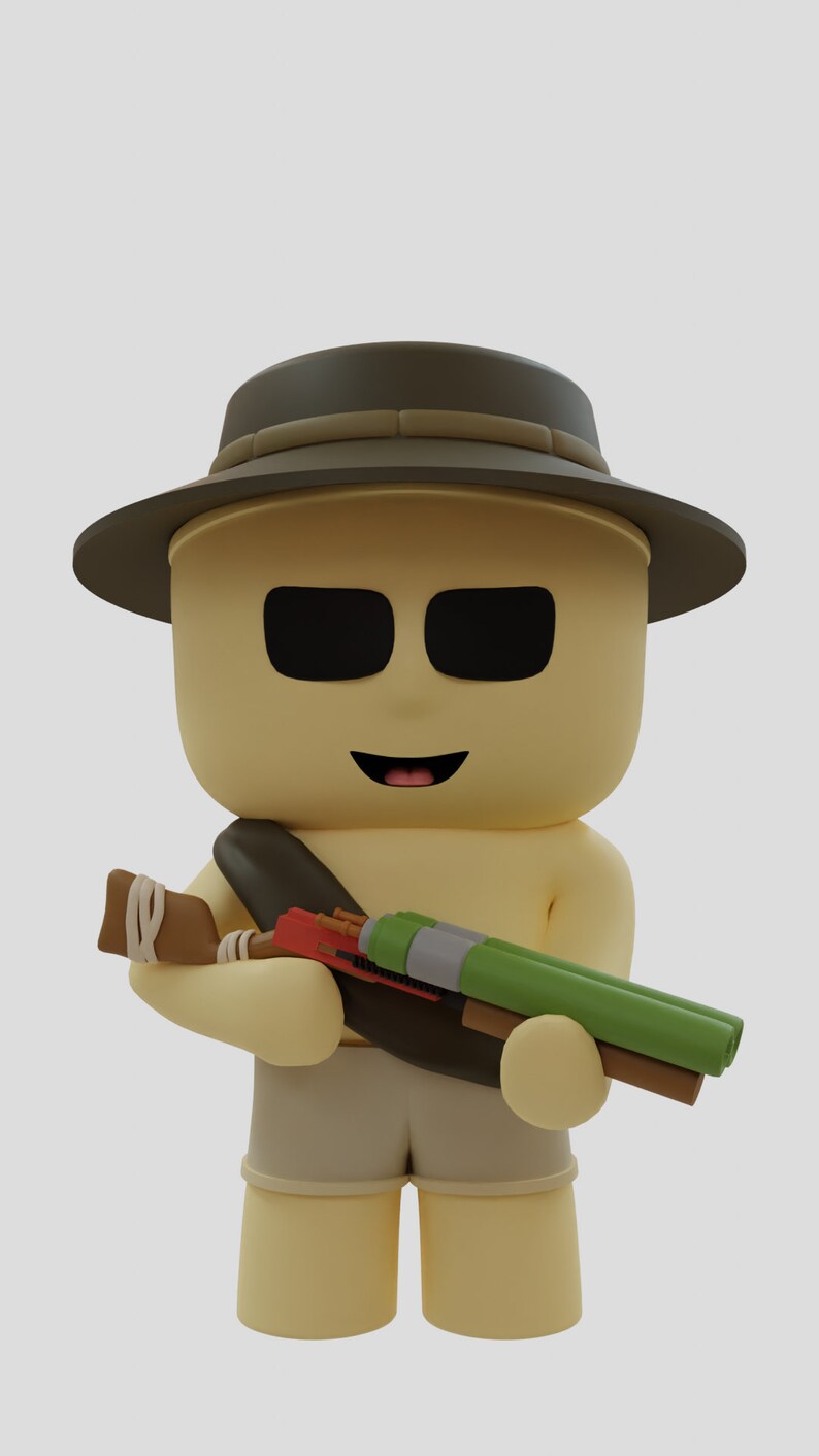 Rust 3D Desk Characters - Etsy