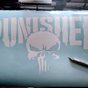 Punisher Decal - Etsy
