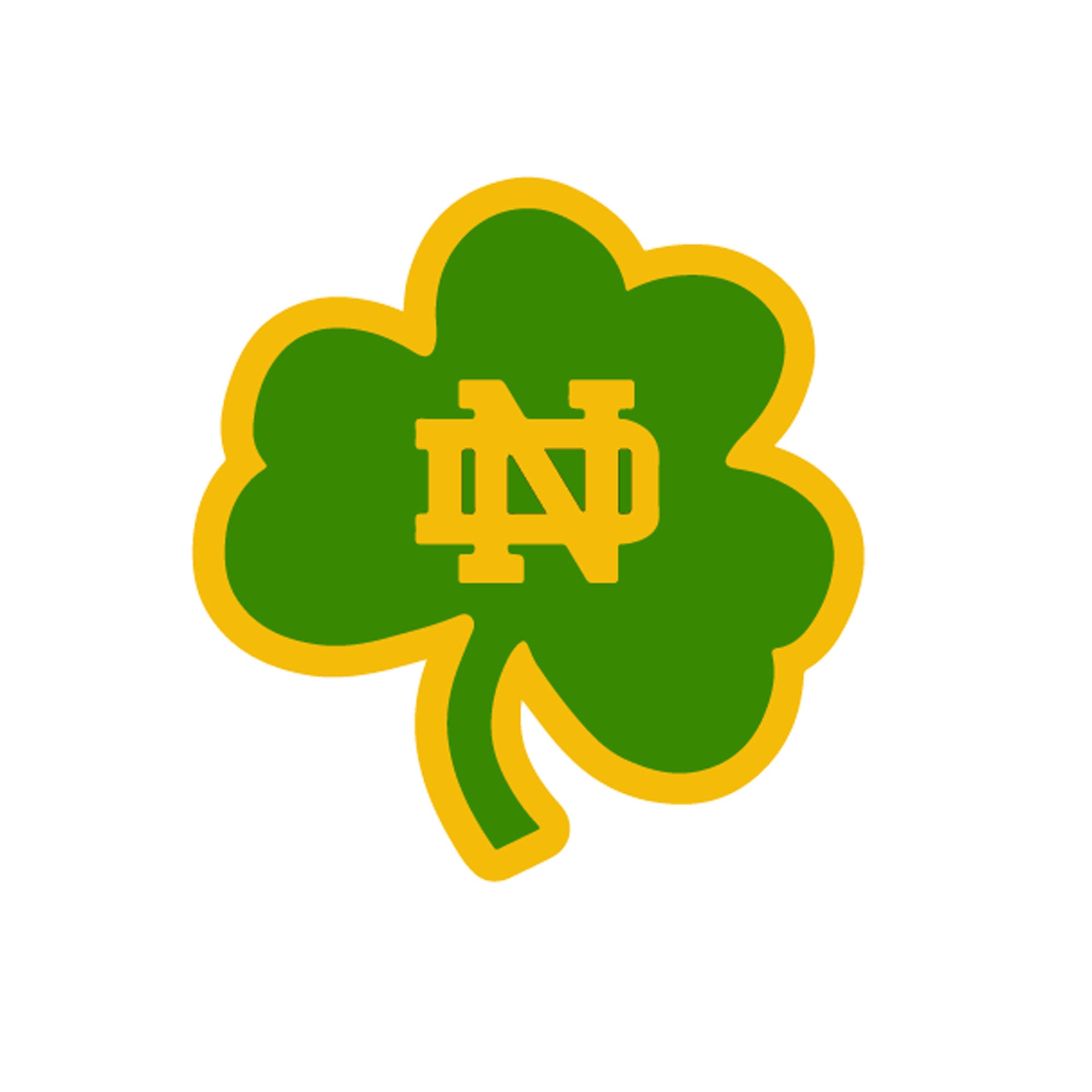 Digital File SVG Notre Dame Clover - Etsy