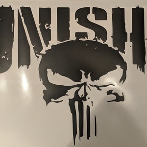 Punisher Decal - Etsy