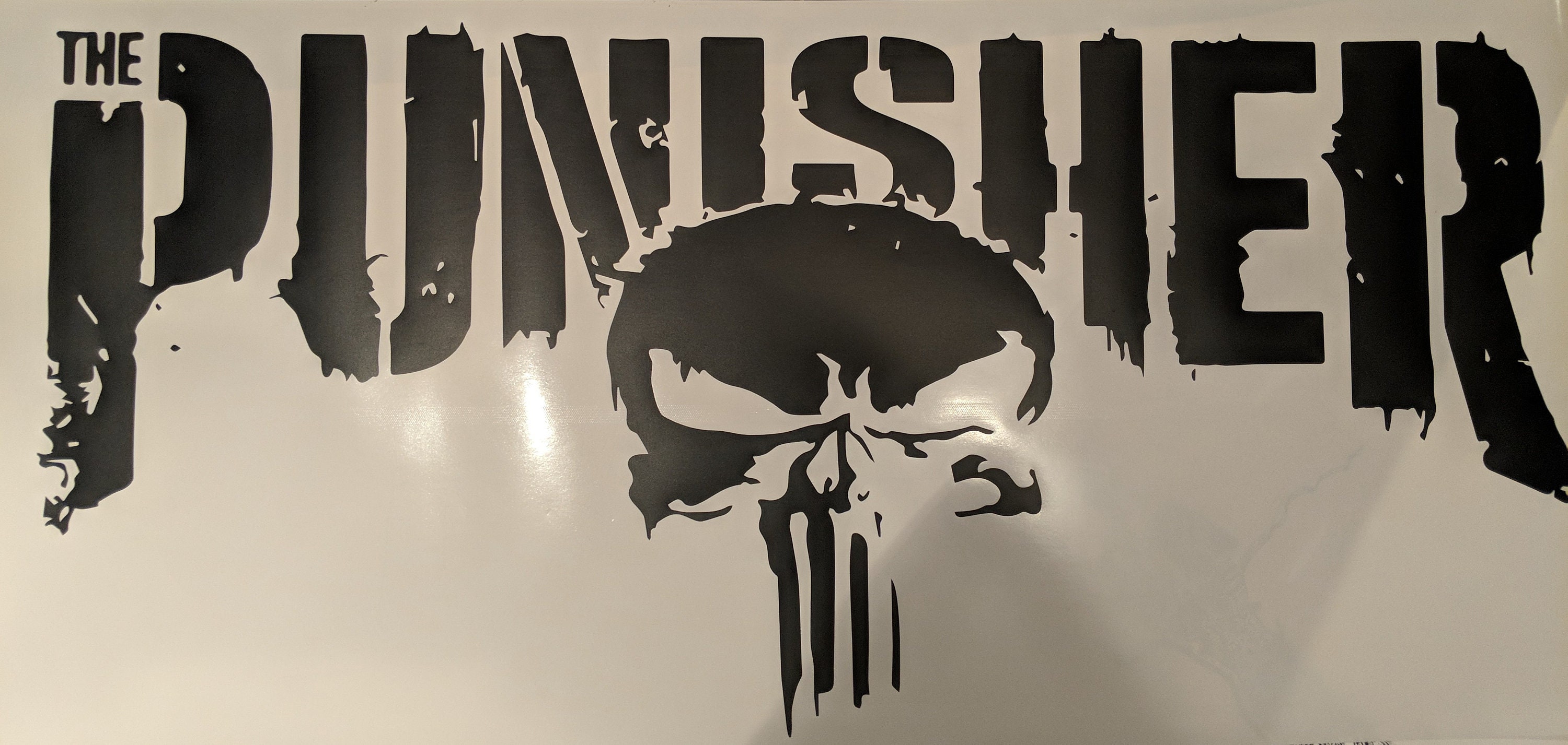 Punisher Decal - Etsy