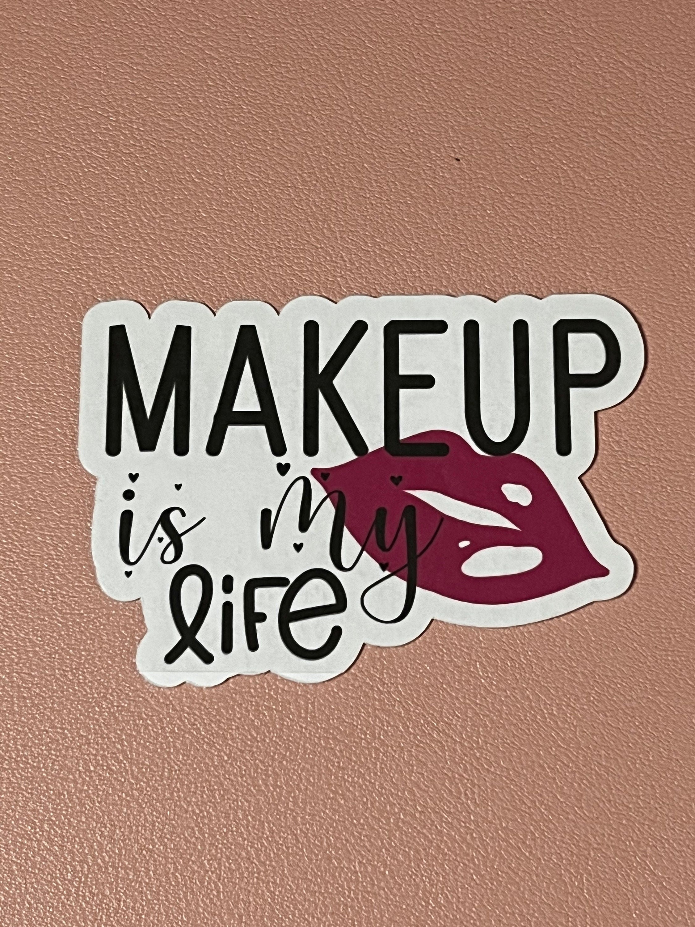 Makeup Themed Sticker Pack - Etsy