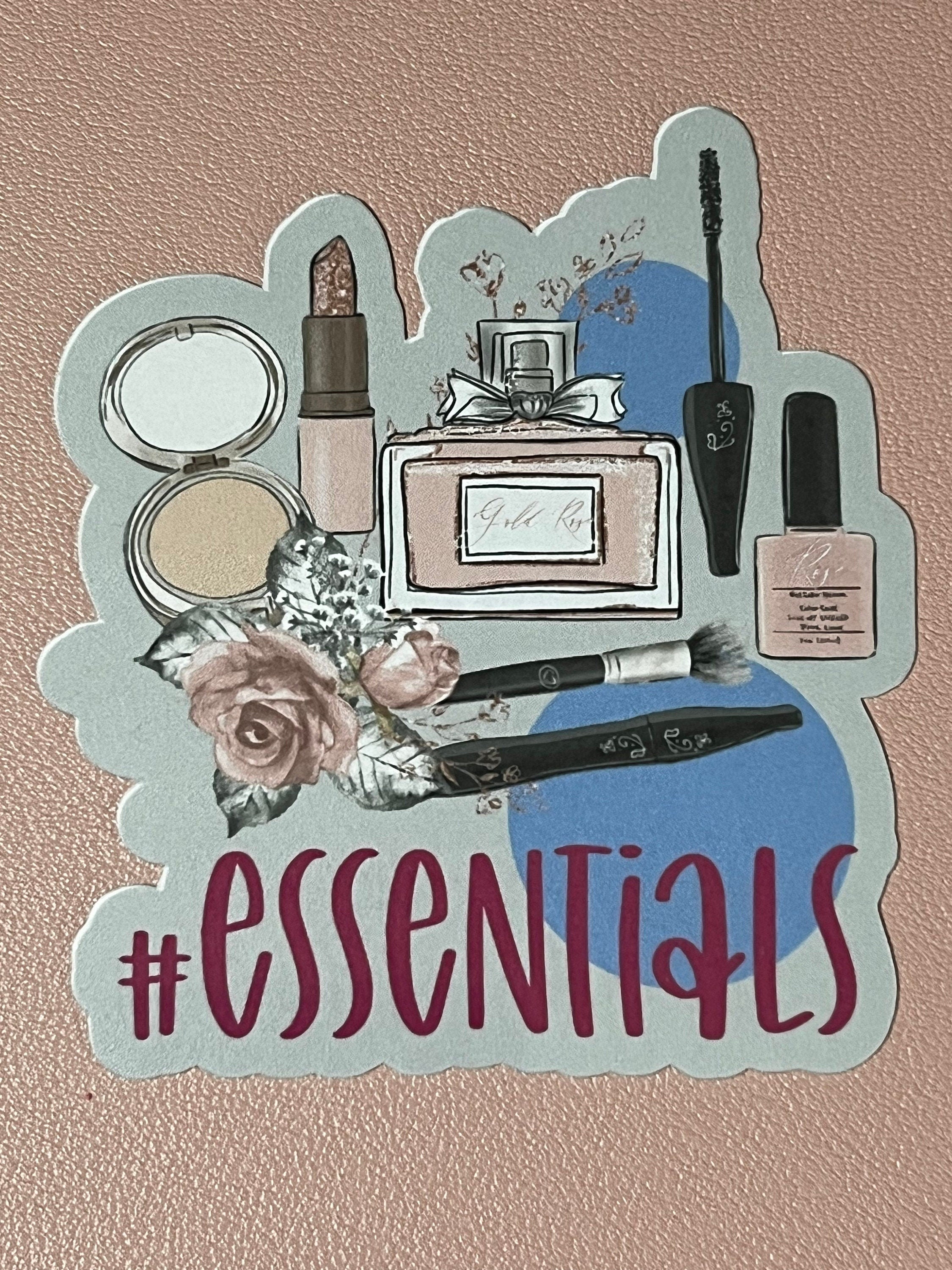 Makeup Themed Sticker Pack - Etsy