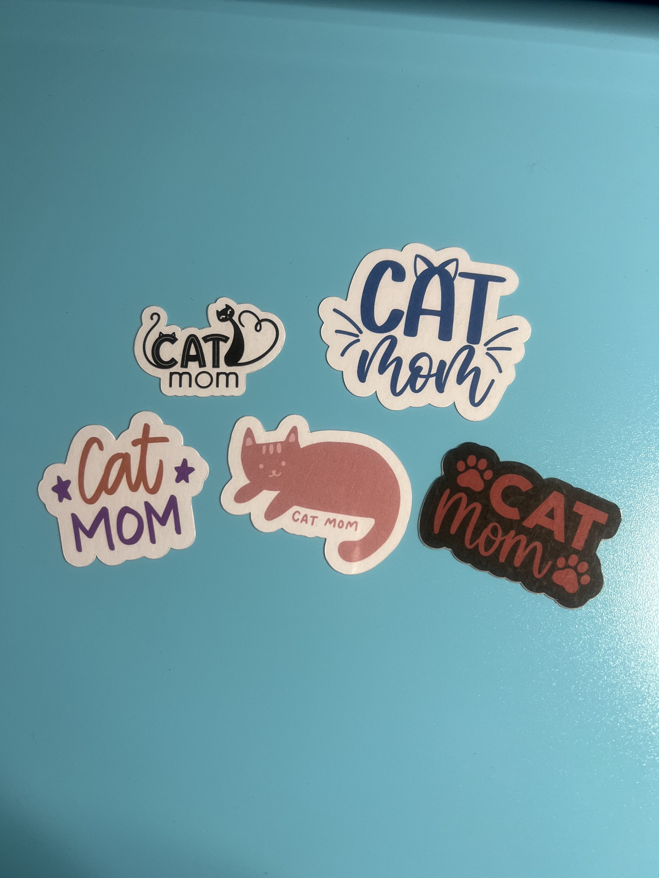 Cat Mom Stickers. Gifts for Cat Lady and Cat Lovers Alike. - Etsy