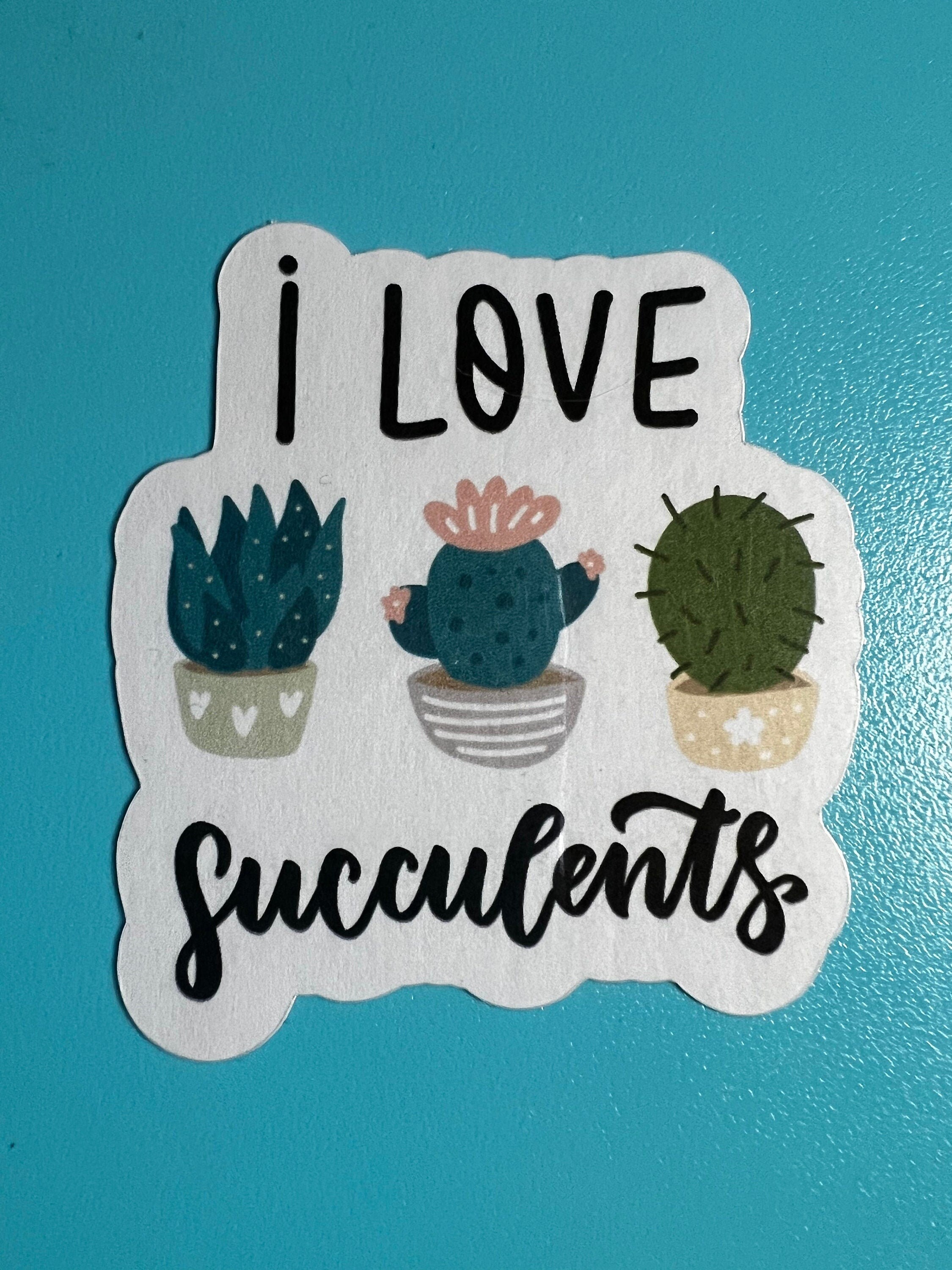 Succulents and Cacti Sticker Pack - Etsy