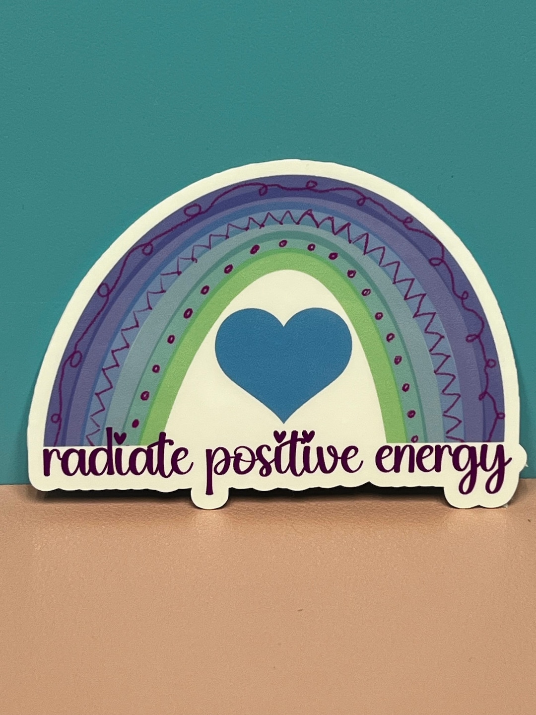 Radiate Positive Energy Sticker. - Etsy