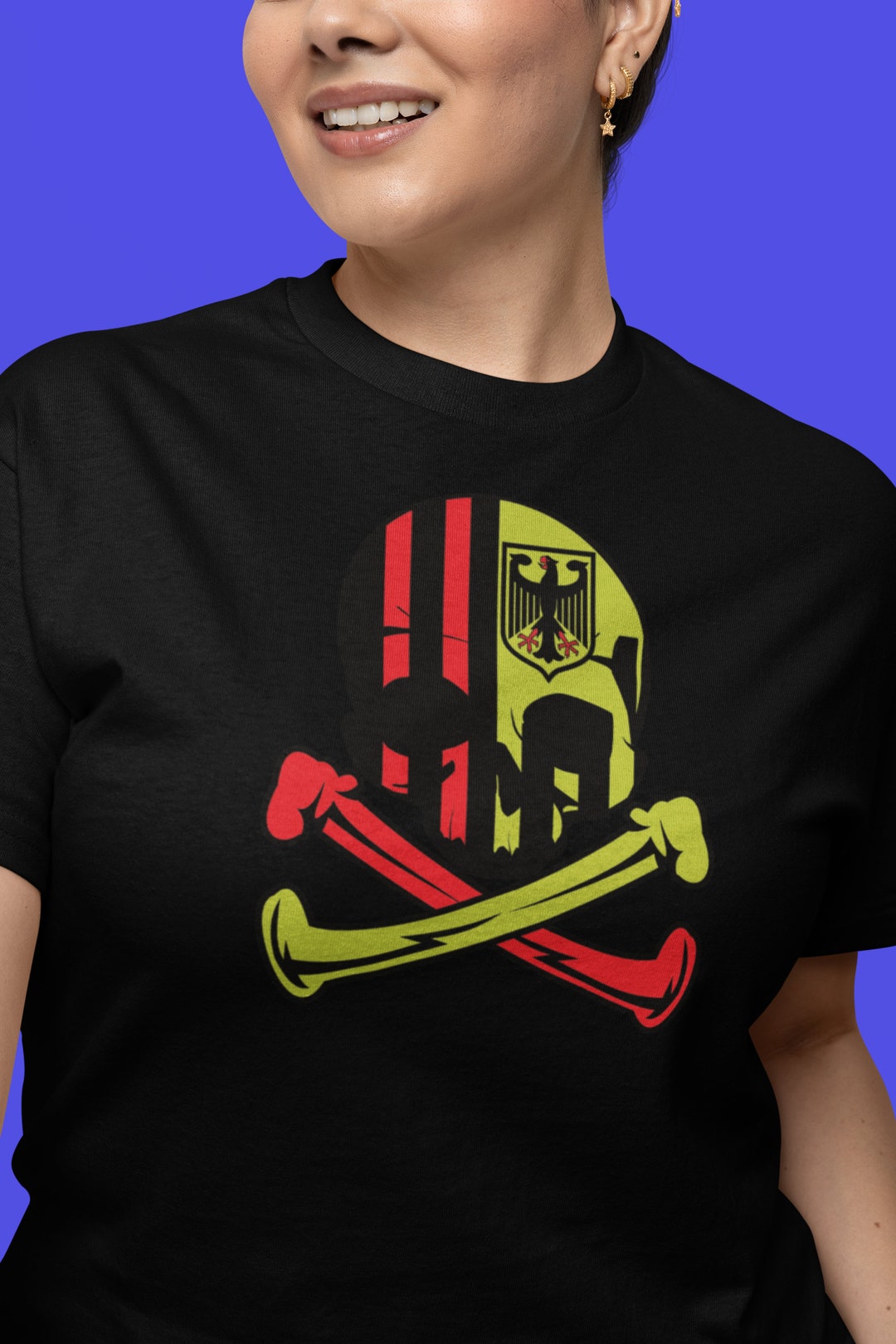 Patriot Germany Jersey Cotton Shirt With Germany Flag, Perfect as a ...