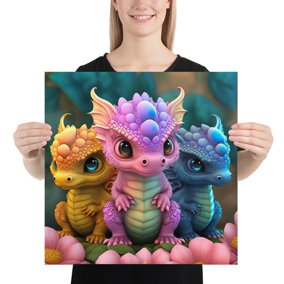 Cute Anime Baby Dragons