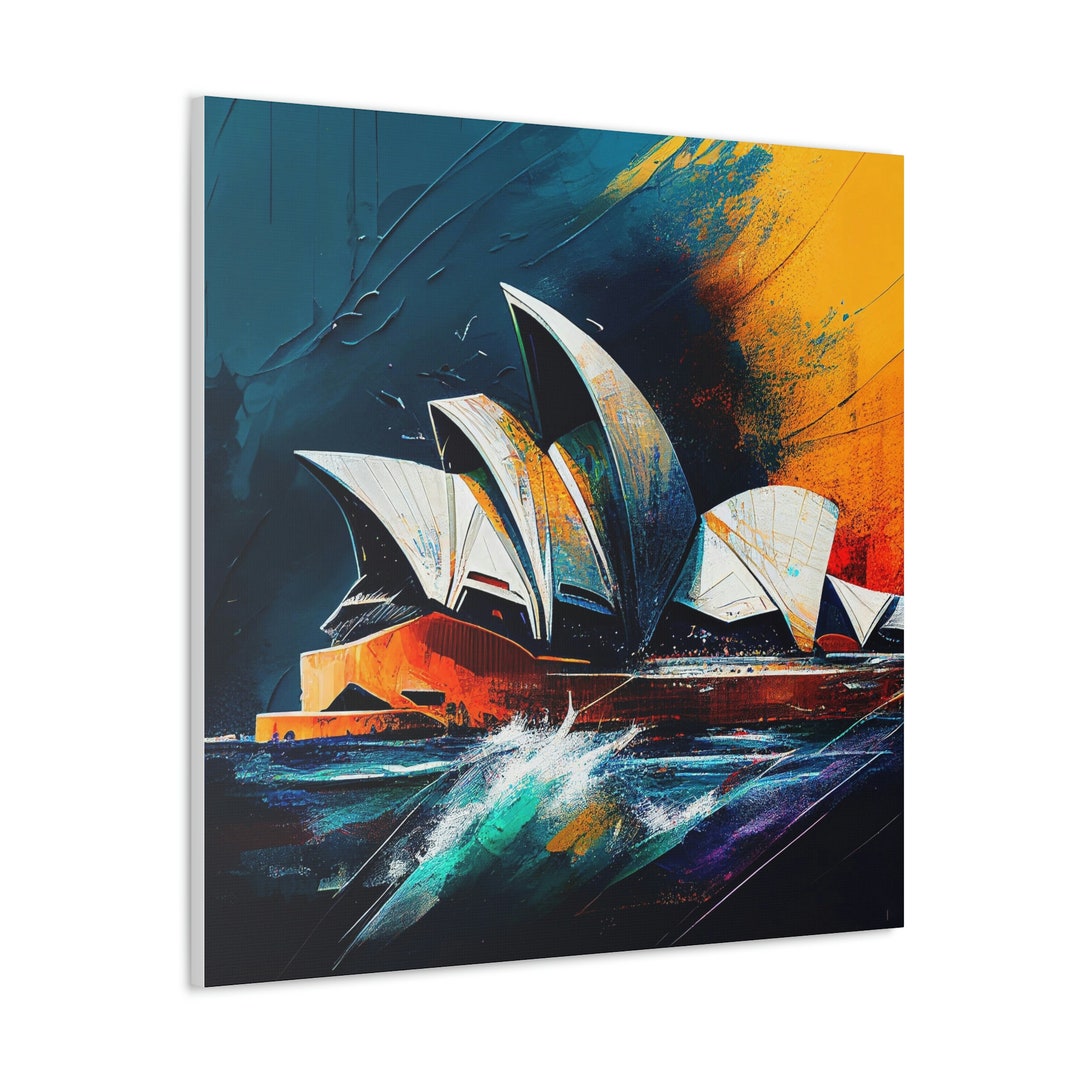 Sydney Opera House Wall Art Sydney Opera House Knife Palette - Etsy